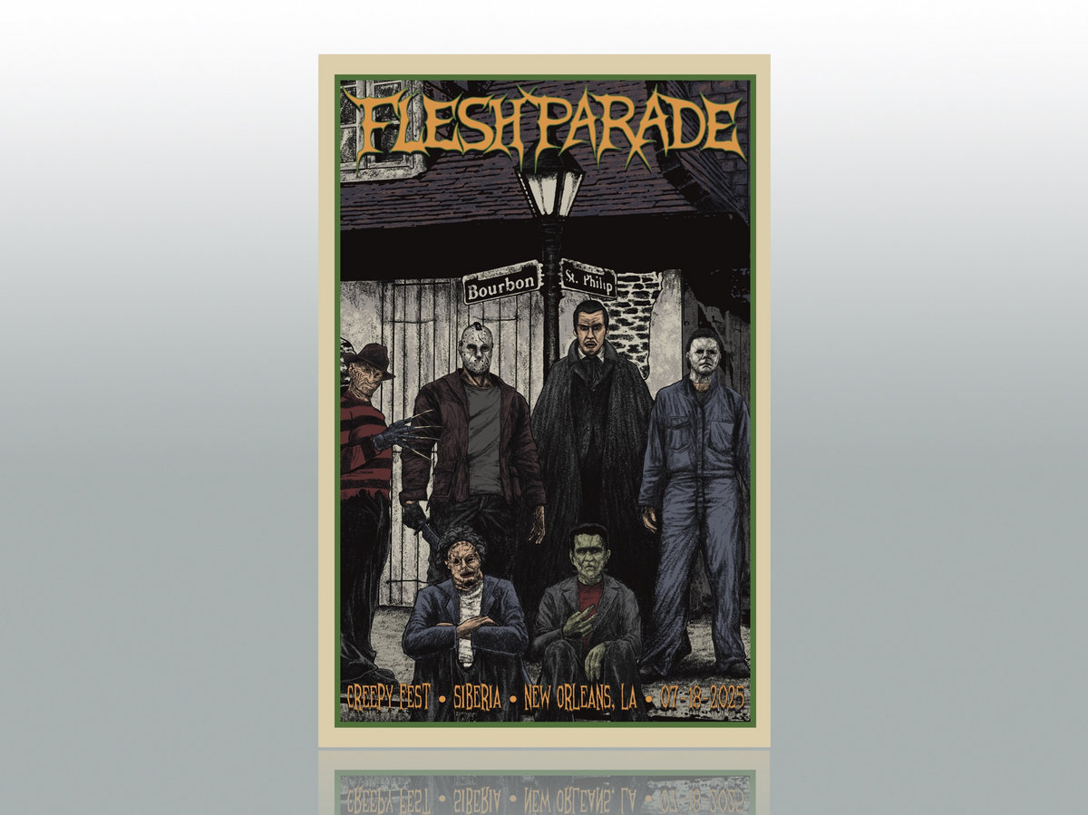 Flesh Parade "Creepy Fest 2025" 11x17 Poster | Flesh Parade