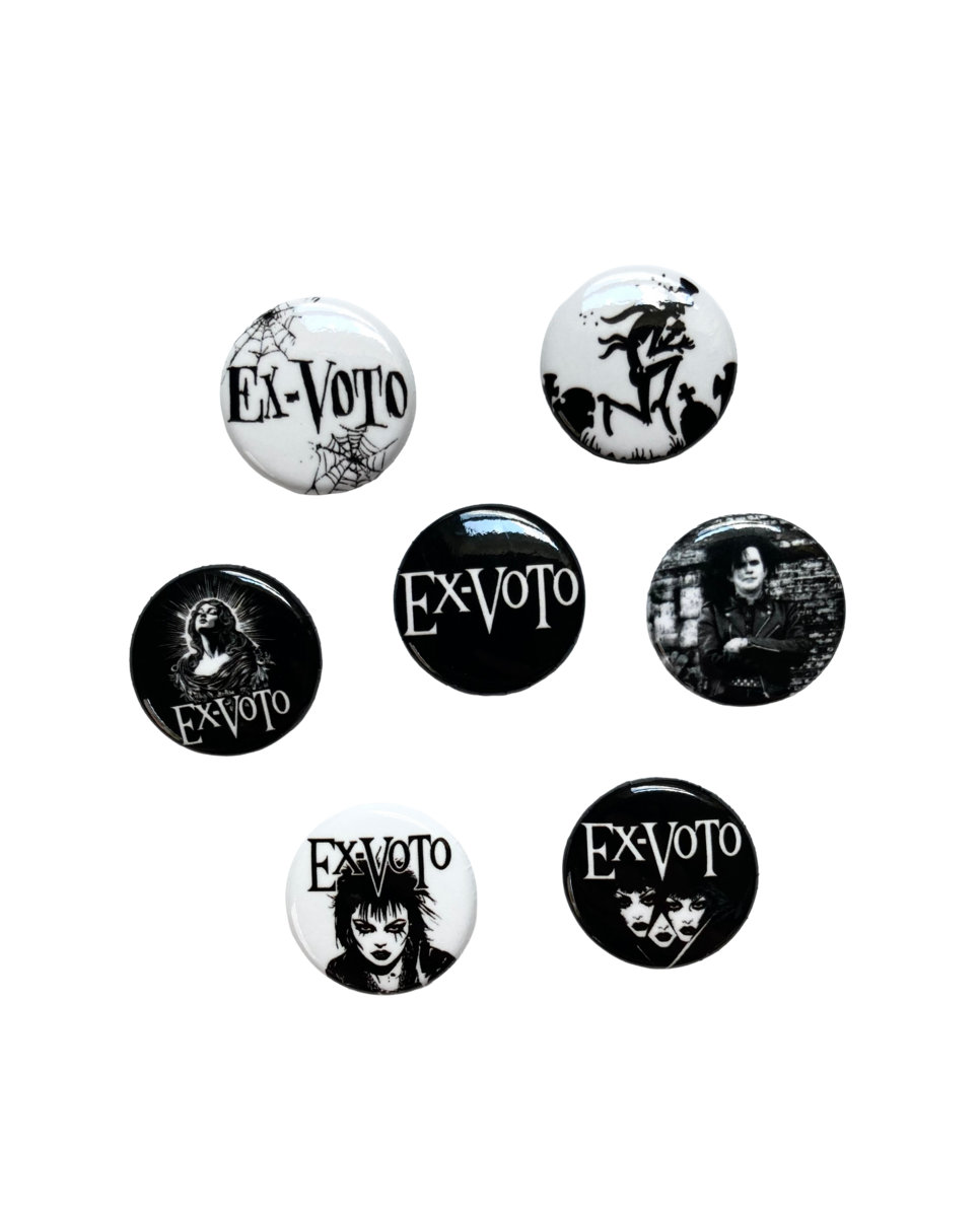 Ex-VoTo Badges (pin set) | Ex-VoTo