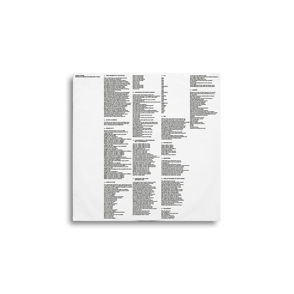 Chino Amobi, “Eroica II: Christian Nihilism” | Bandcamp Daily