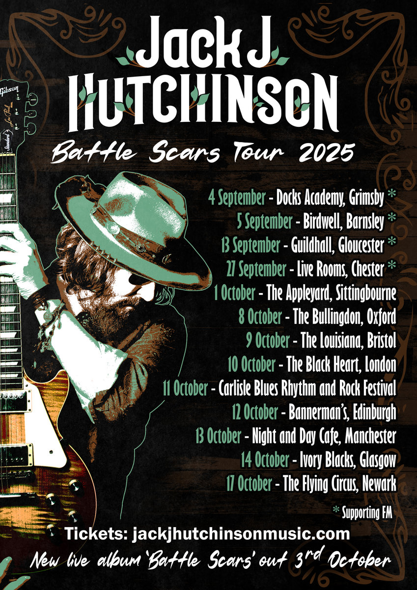 Battle Scars Tour Poster | Jack J Hutchinson