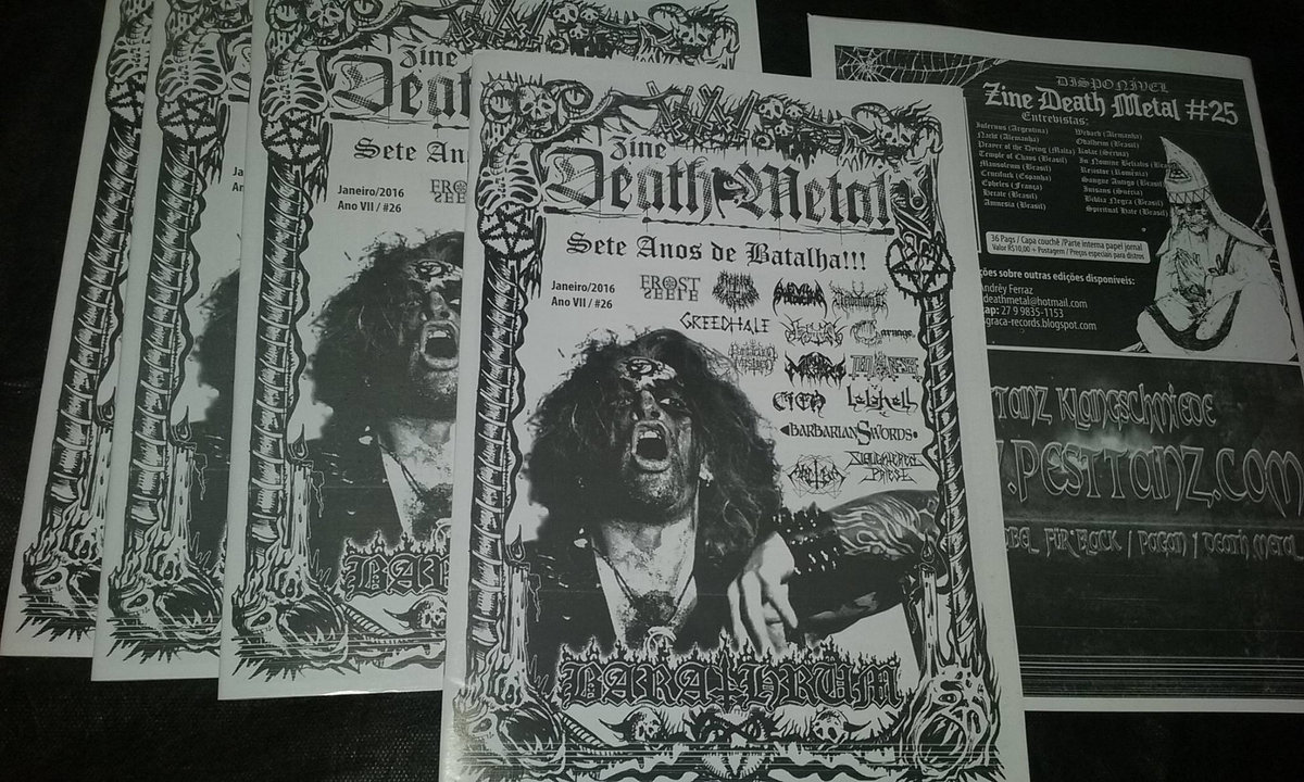ZINE DEATH METAL #26 | Rotten Foetus Records