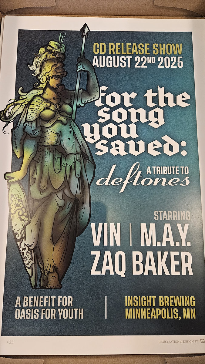 CD Release Show Poster | For The Song You Saved