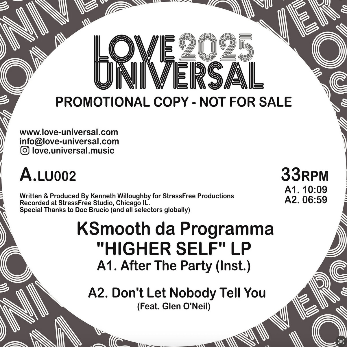 KSMOOTH DA PROGRAMMA "HIGHER SELF” PROMO | KSmooth da Programma | Love ...