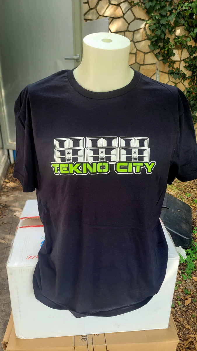TEKNO CITY T-shirt logo sound system (stickers tekno city included ...