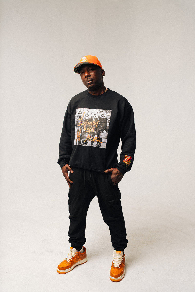 LEOPARD EATS FACE official album crew neck | Ras Kass