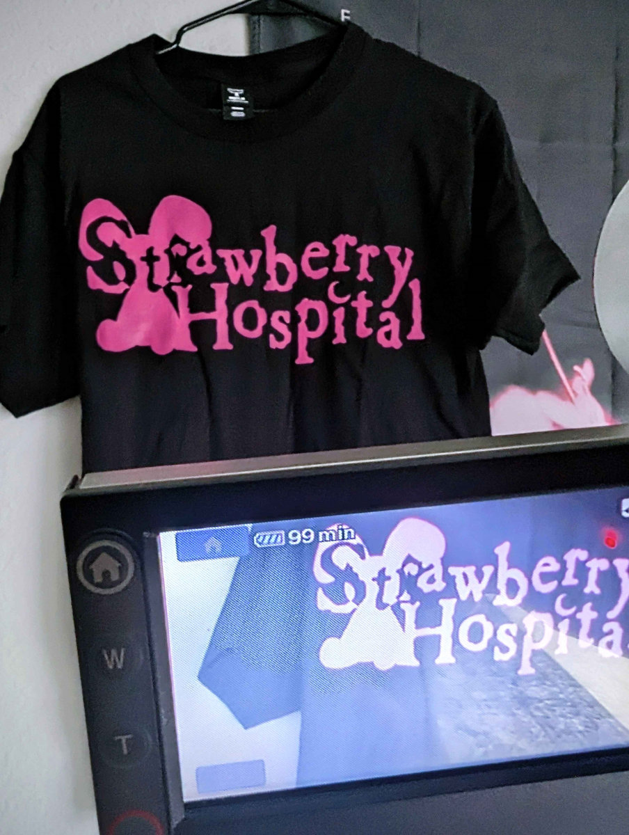 "Strawberry Hospital" Bunny Logo T-shirt | Strawberry Hospital