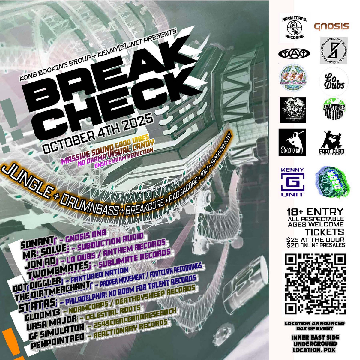 BREAK CHECK PDX EARLY BIRD PRESALES! LMTD 50 | Reactionary