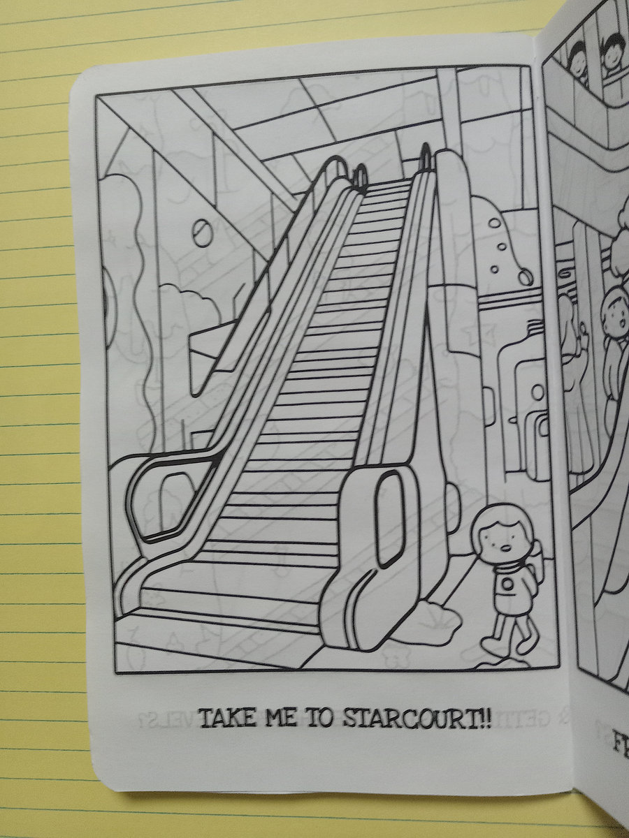 ESCALATOR DREAMS COLORING BOOK | Mall Talk Collective