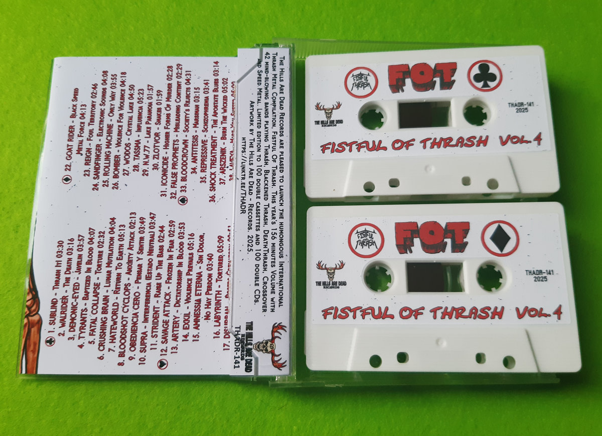 FISTFUL OF THRASH Vol.4 | V/A Thrash Metal 2025 | THE HILLS ARE DEAD - Records