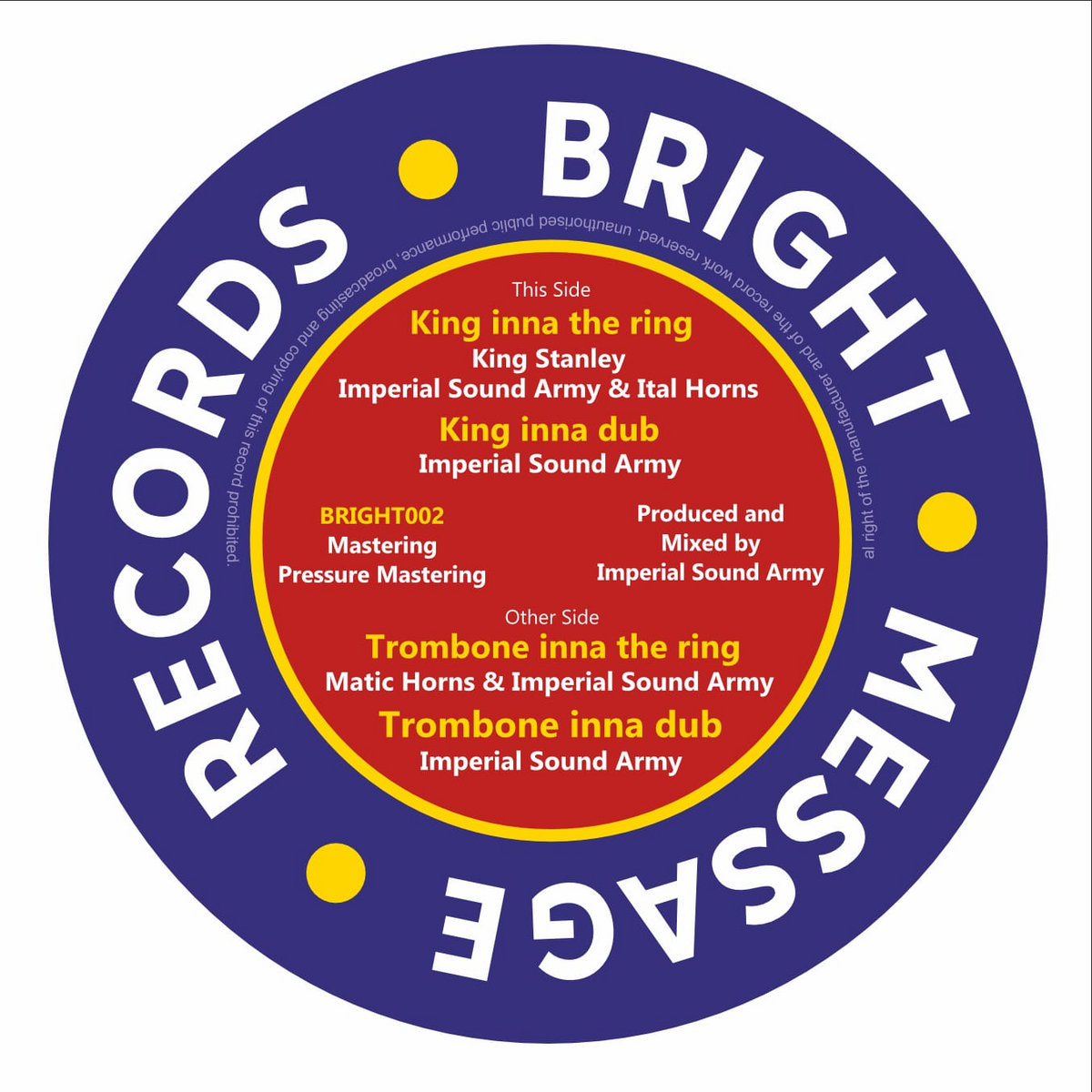 King inna the ring / Trombone inna the ring | King Stanley, Matic Horns ...