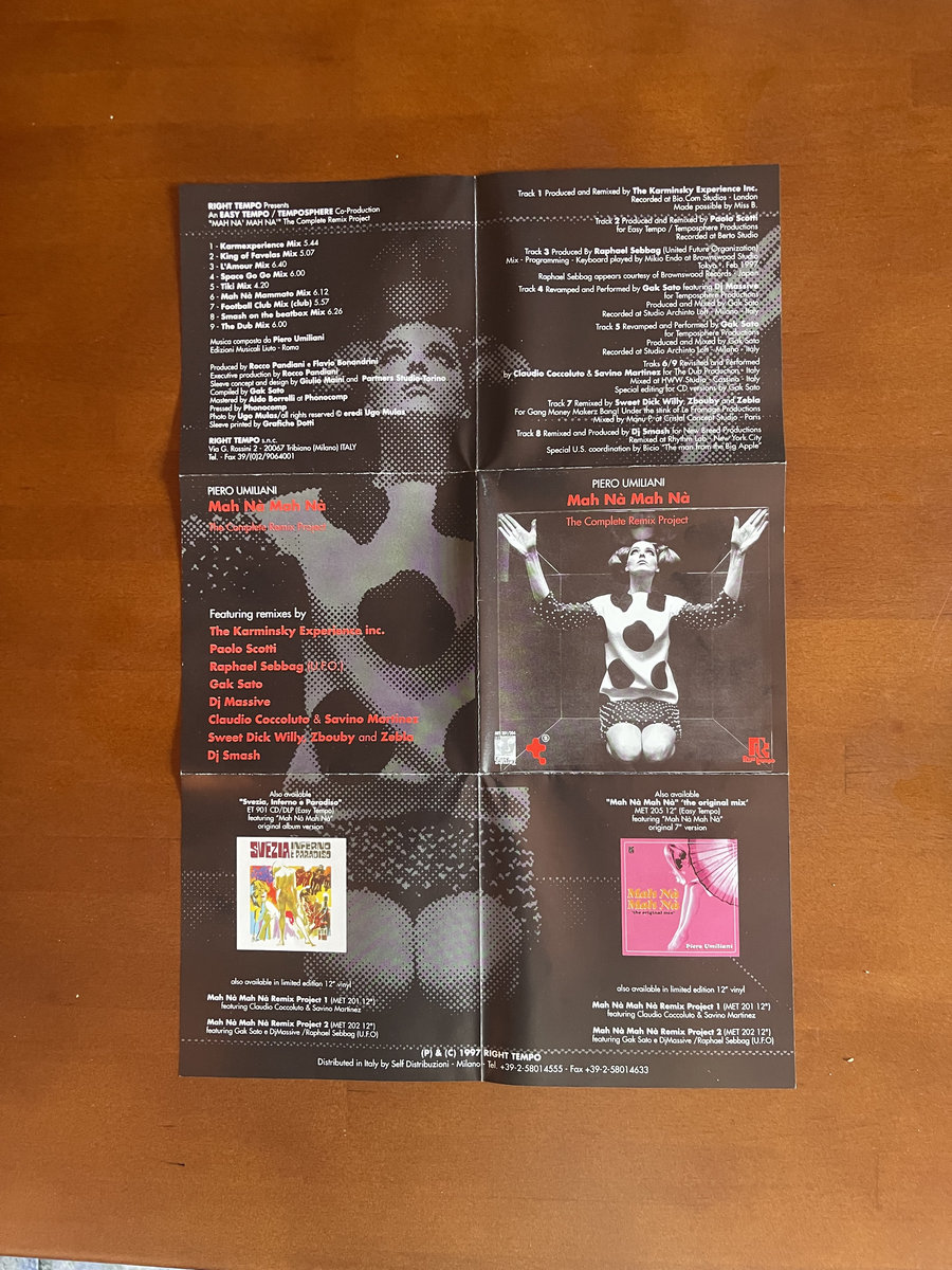 Mah Nà Mah Nà remix project | Various Artists | Right Tempo / Mono Jazz / Easy Tempo