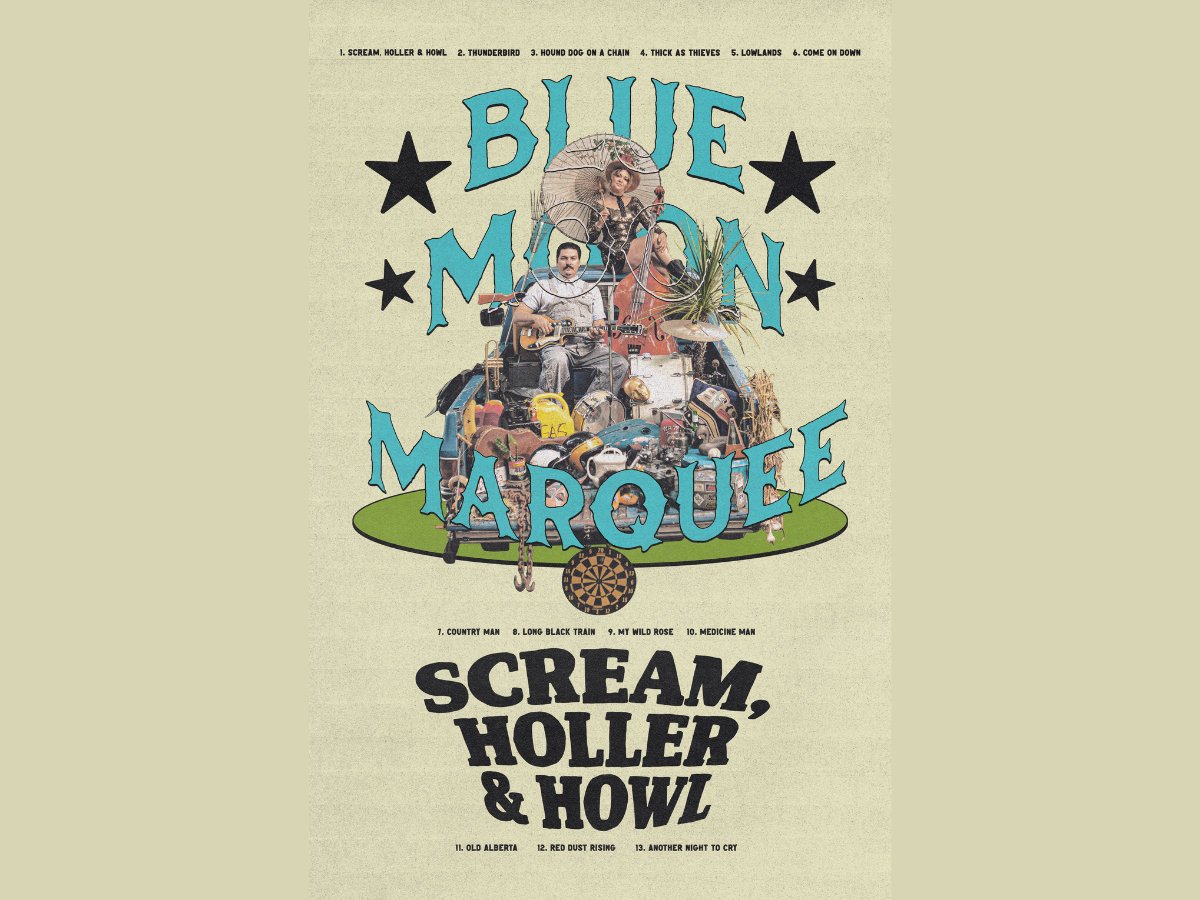 Poster - Scream, Holler & Howl | Blue Moon Marquee