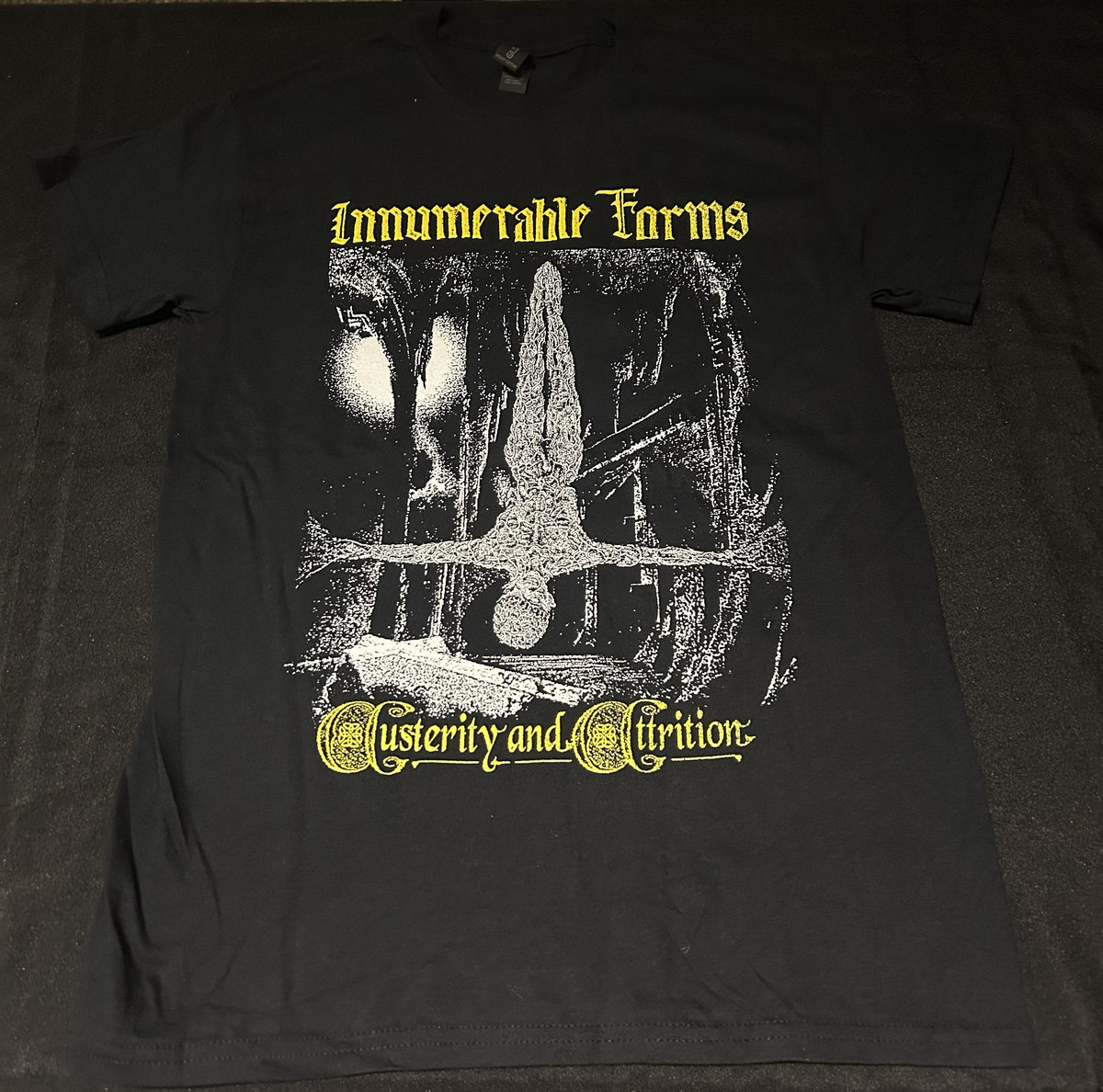 INNUMERABLE FORMS “Austerity and Attrition” Shortsleeve T-Shirt ...