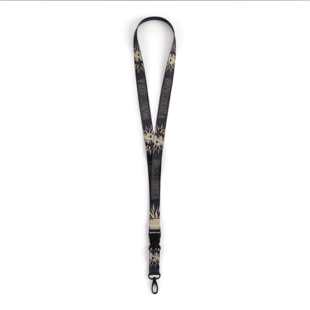V CLASSIC LANYARD [GOLD ON BLACK] | V Recordings