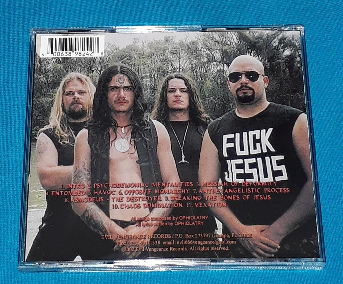 OPHIOLATRY: Anti-Evangelistic Process - CD | Rotten Foetus Records