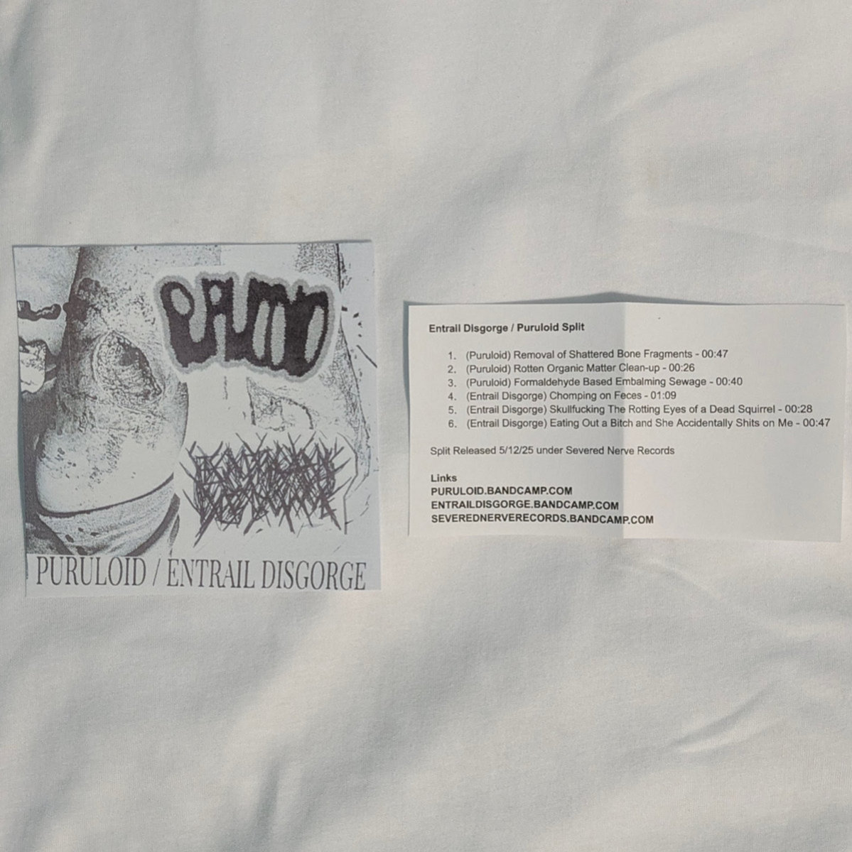 Entrail Disgorge / Puruloid Split | Puruloid, Entrail Disgorge | Puruloid