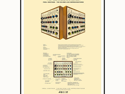 FSOL:DIGITANA - SX-ONE POSTER | THE FUTURE SOUND OF LONDON