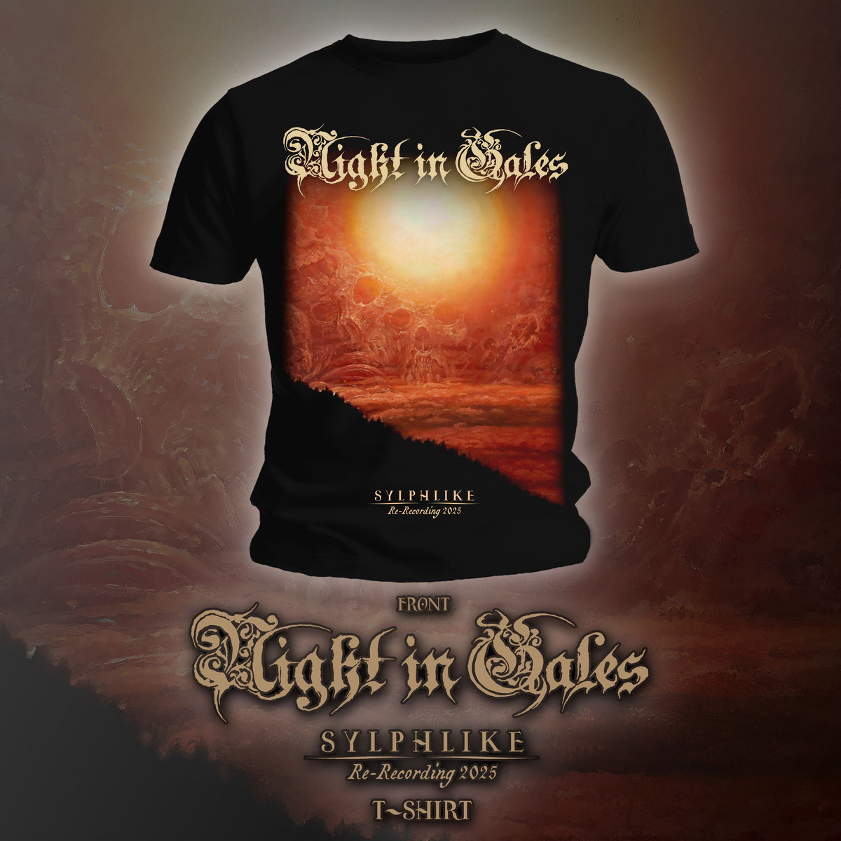 NIGHT IN GALES - Sylphlike Re-Recording 2025 - T-Shirt (lim. 50 ...