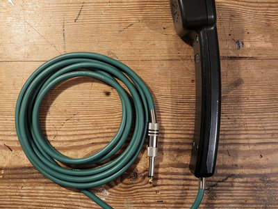 Upcycled Museum Audio Handset Lo-fi Vocal Microphone | Michael Ridge