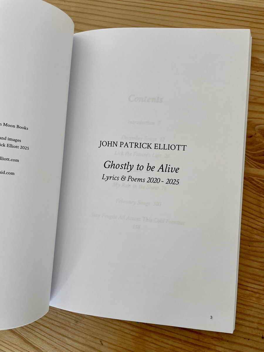 Ghostly to be Alive: Lyrics & Poems 2020-2025 | The Little Unsaid