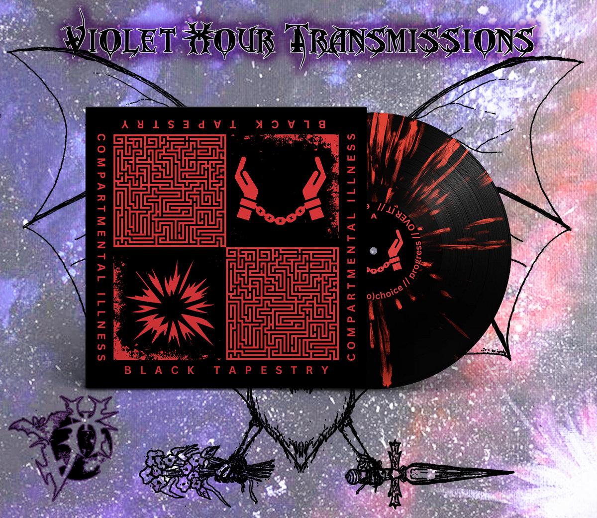 Compartmental Illness [VHT81] | Black Tapestry | Violet Hour Transmissions