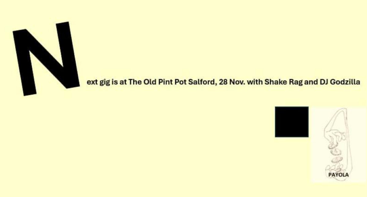 Vee VV + Shake Rag + DJ Godzilla - The Old Pint Pot, Salford. | Vee VV