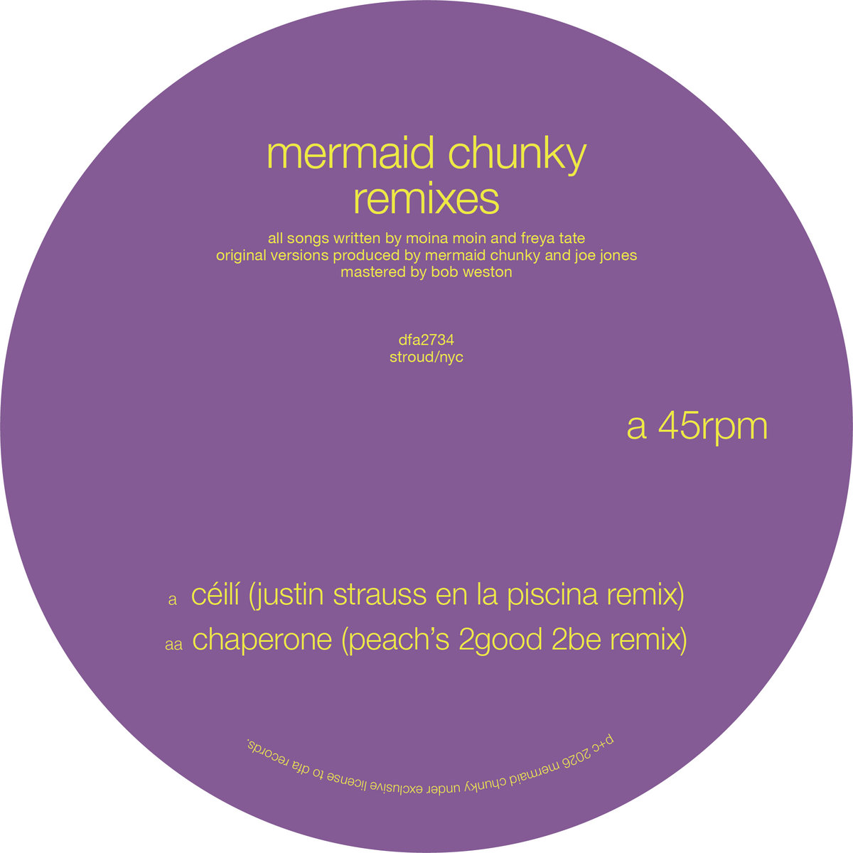 PRE-ORDER: Mermaid Chunky - Remixes | Mermaid Chunky