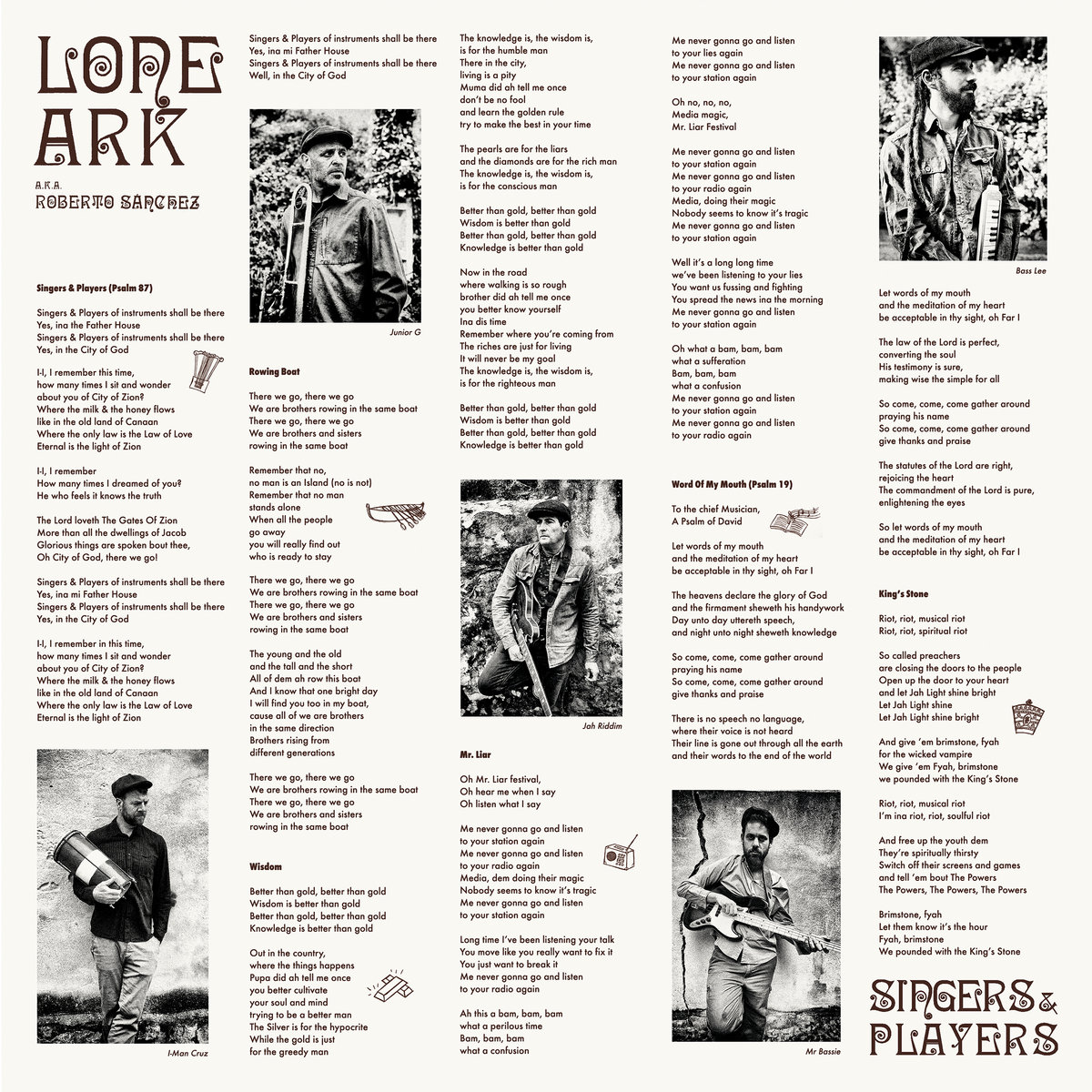 Lone Ark - Singers & Players | A-LONE REGGAE SHOP
