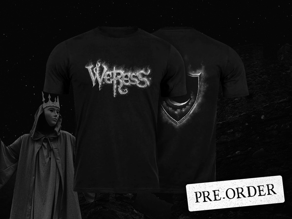 PRE-ORDER // Weress T-Shirt BLACK 'Pointillism' | Ancient King Records