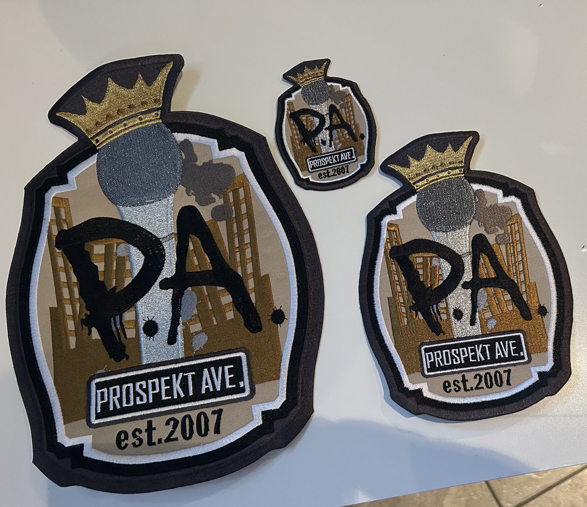Custom 8 inch patch - Prospekt Ave. logo | Devious One aka Micky Bluntz