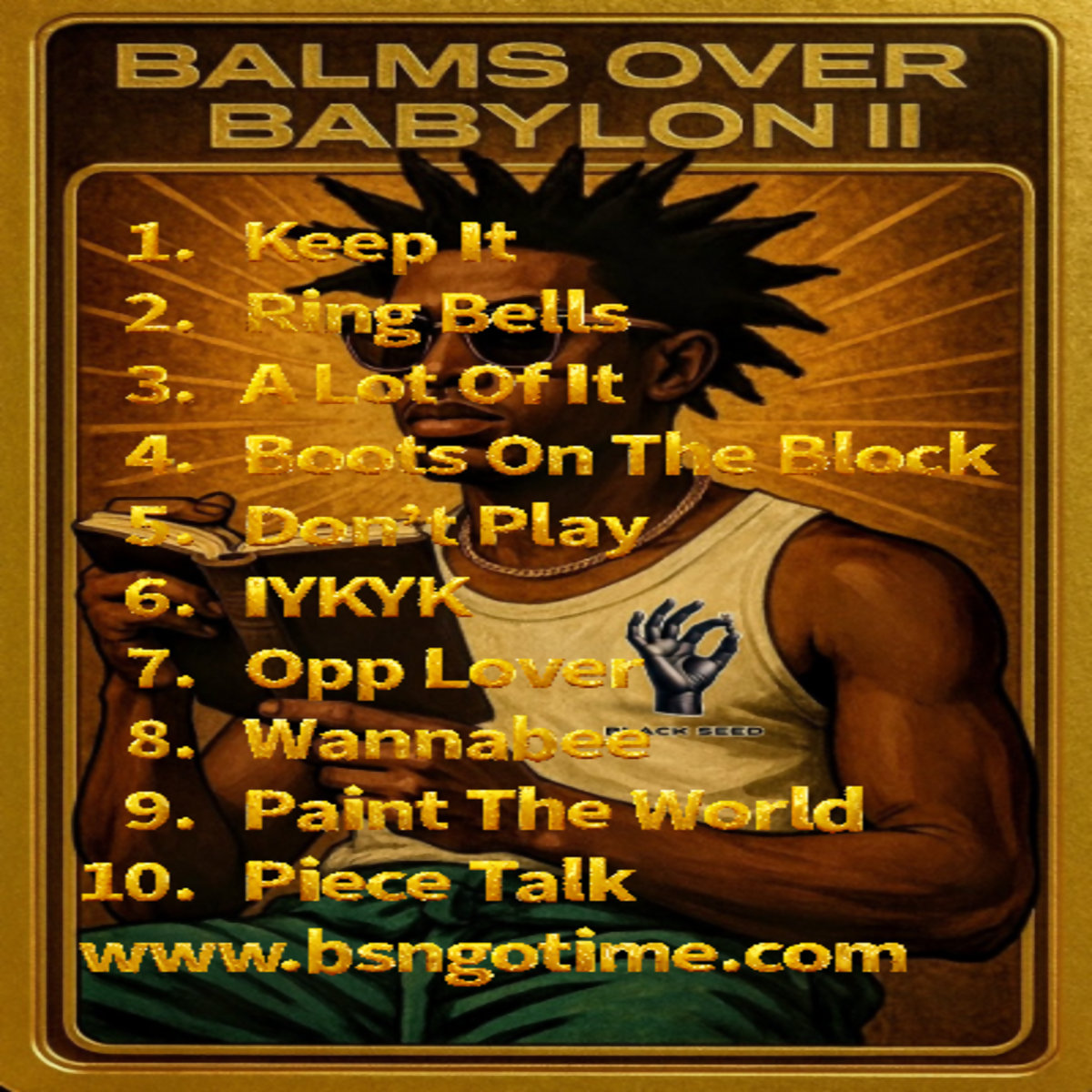 Balms Over Babylon II (Music Trading Card) | Talmiyd The Commando