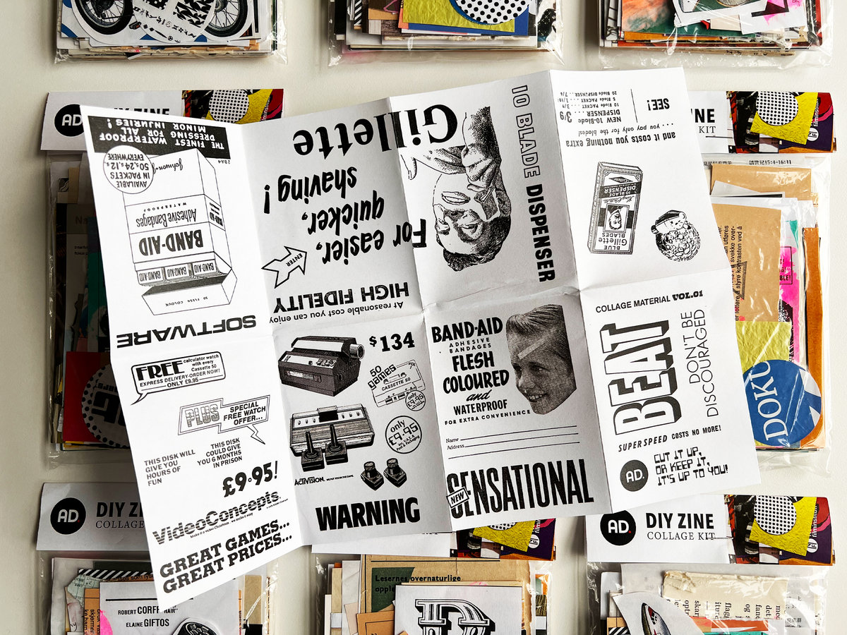 DIY Zine Collage Kit | Adi Dick AD90
