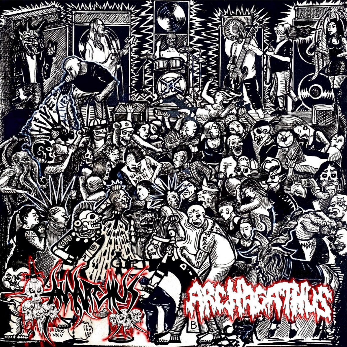 ARCHAGATHUS / ANARCHUS: Split CD | Cemiterio Records