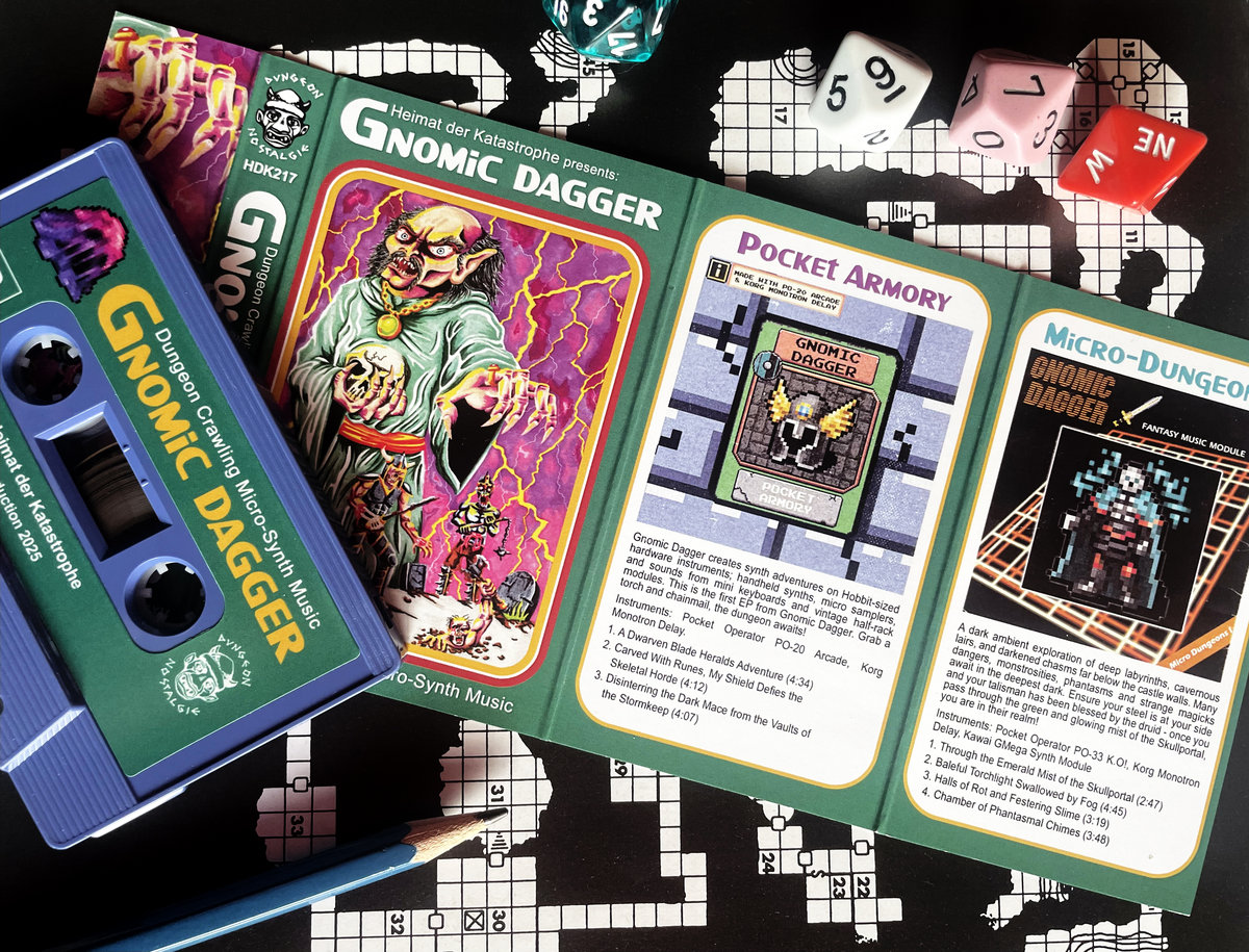 HDK 217 † Dungeon Crawling Micro-Synth Music | GNOMIC DAGGER | Heimat Der Katastrophe