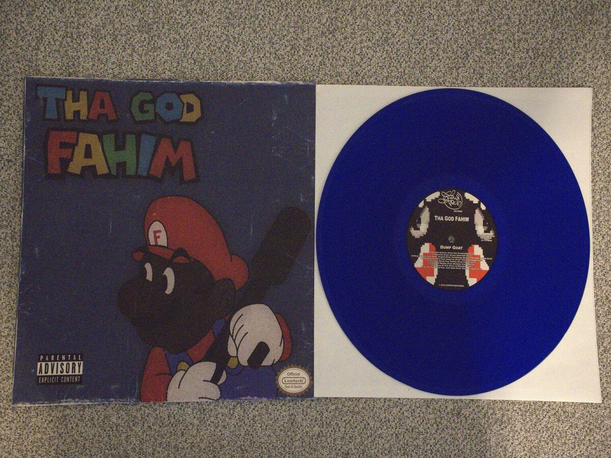 Signed Limited Edition Dump Goat Blue Vinyl | THA GOD FAHIM