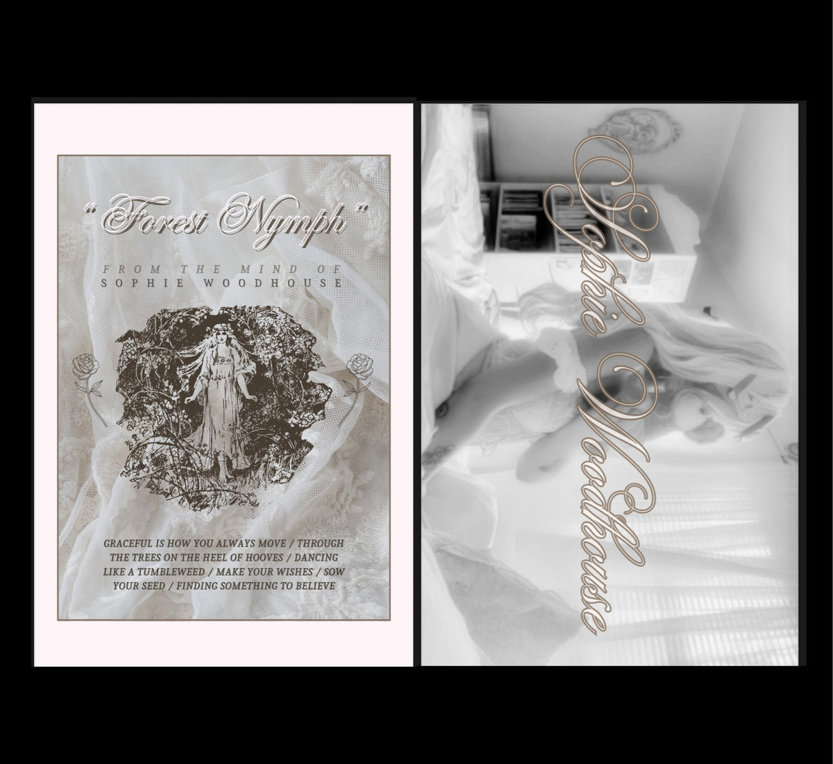 Set of 2 Postcards: “Forest Nymph” x “Little Deer” ♡ (Worldwide ...