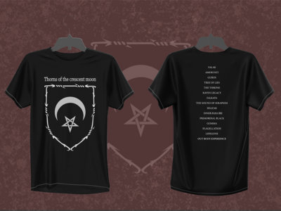 "Thorns of the Crescent Moon" merch | VALAK