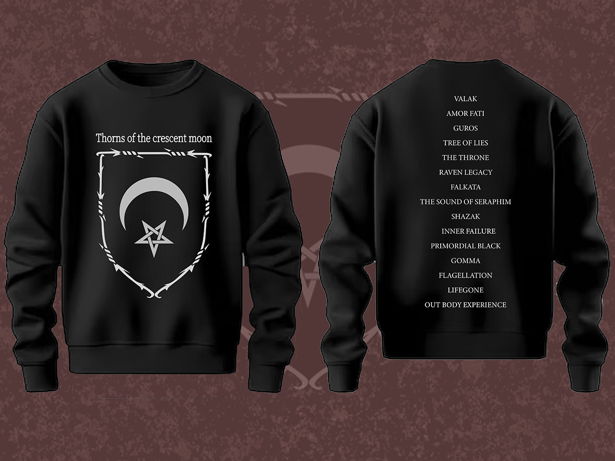 "Thorns of the Crescent Moon" merch | VALAK