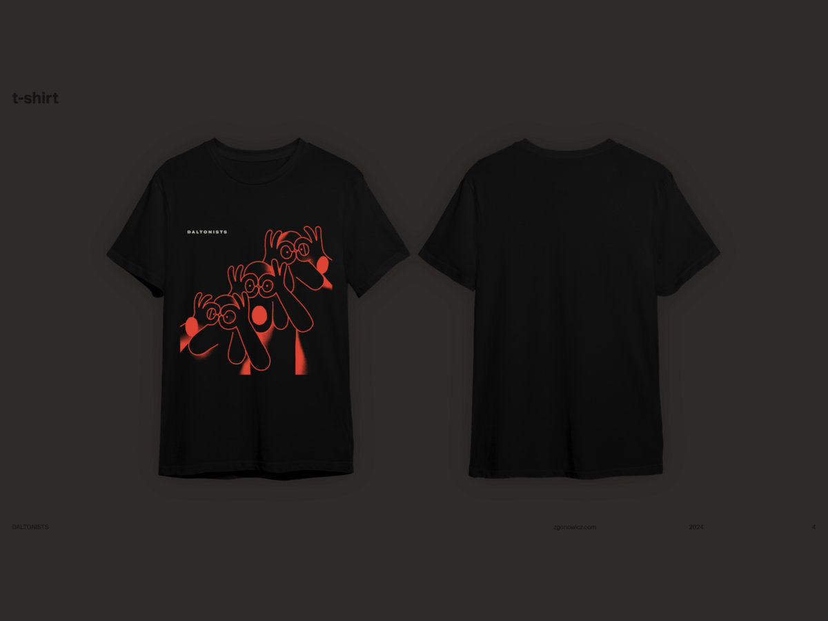debut album cover T-shirt [front side print] | daltonists