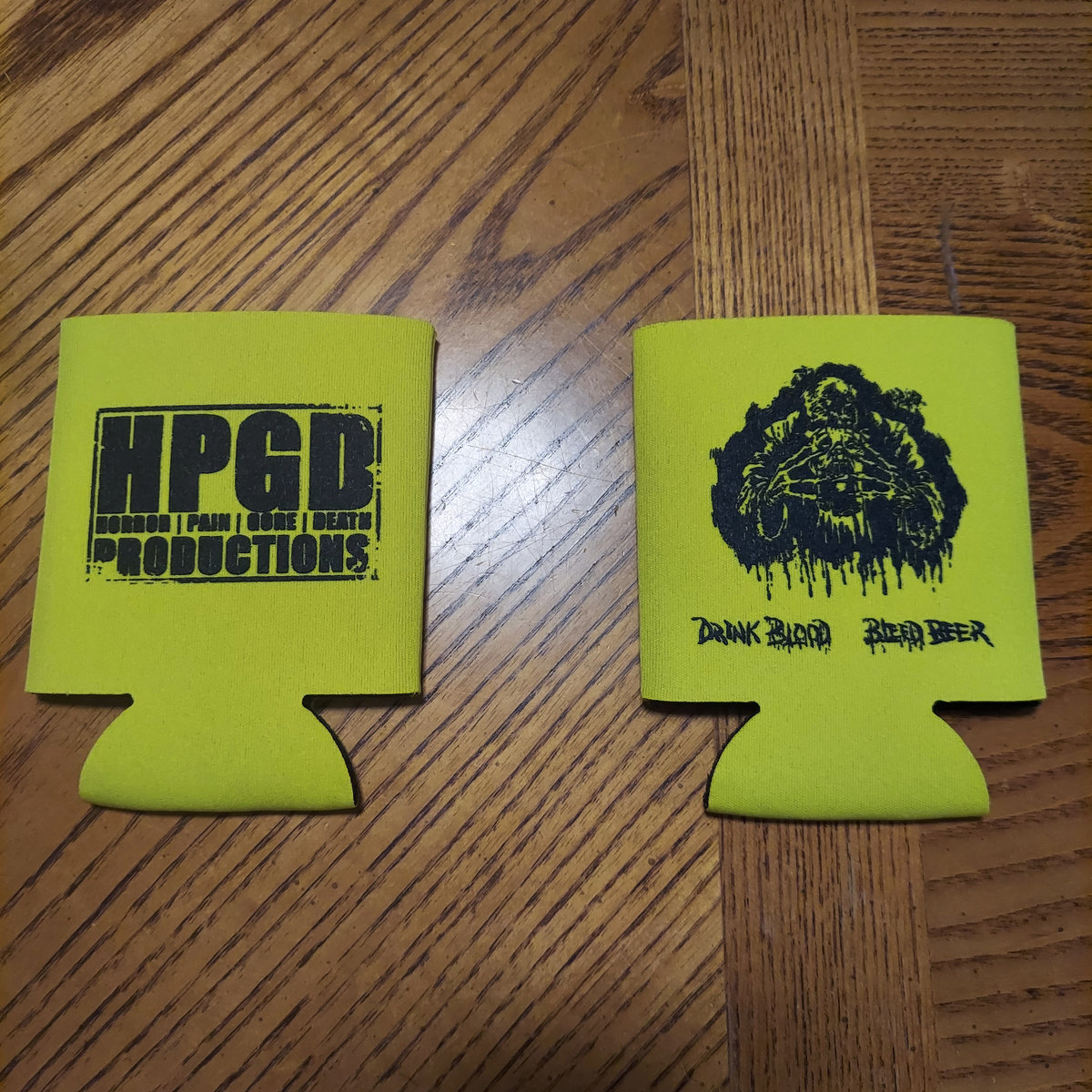 Drink Blood Bleed Beer Koozie | HORROR PAIN GORE DEATH | HPGD