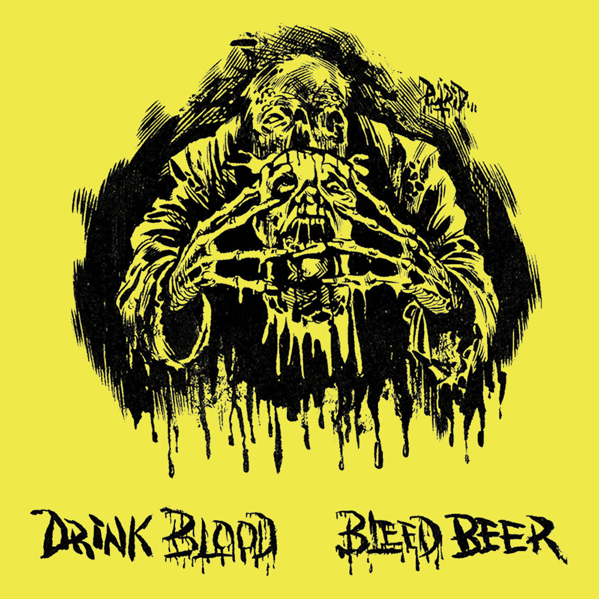 Drink Blood Bleed Beer Koozie | HORROR PAIN GORE DEATH | HPGD