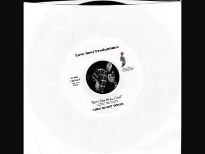 DON'T TAKE ME AS A FOOL - THEE HEART TONES - NM W/PIC SLEEVE | NEW ...