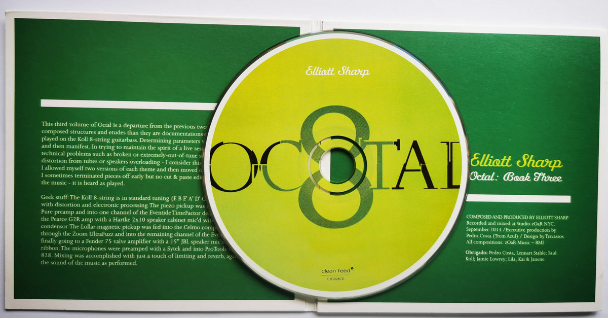 Octal: Book Three | Elliott Sharp | Clean Feed