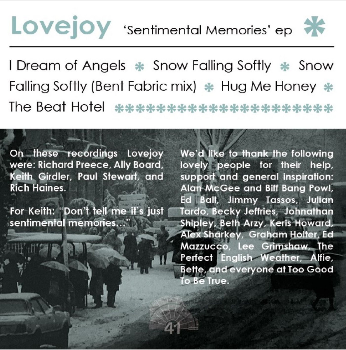 Sentimental Memories EP | Lovejoy