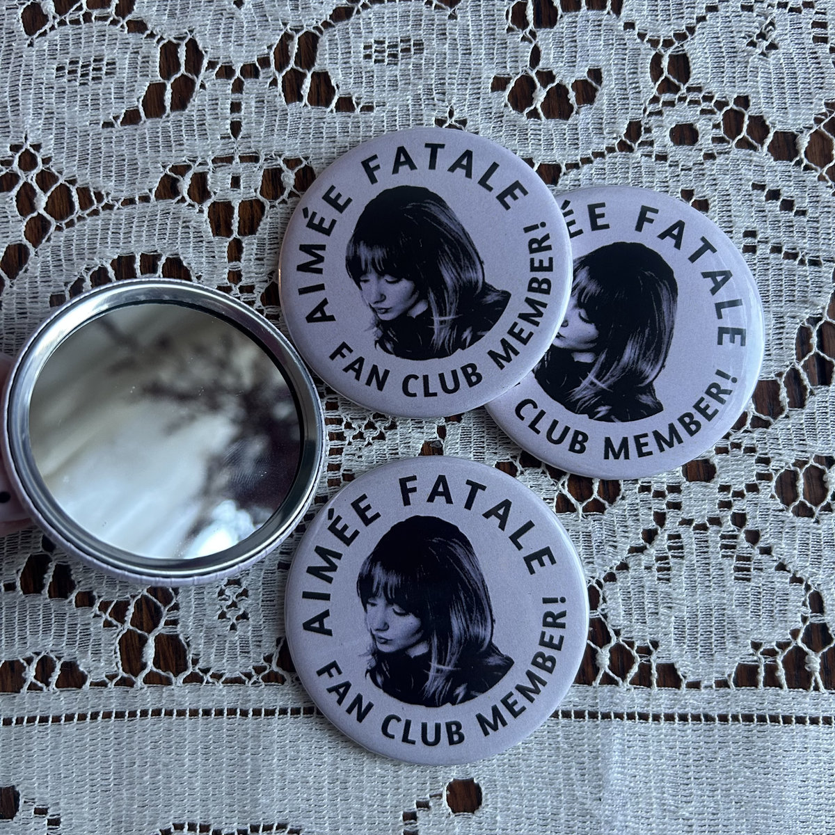 Aimée Fatale Fan Club Member Compact Mirror | Aimée Fatale