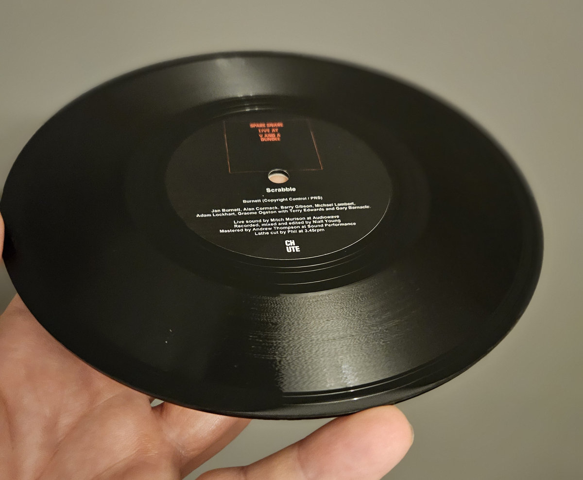 Scrabble (Live at V&A Dundee) c/w Bugs (Performed by Jerry Thackray) 7 ...