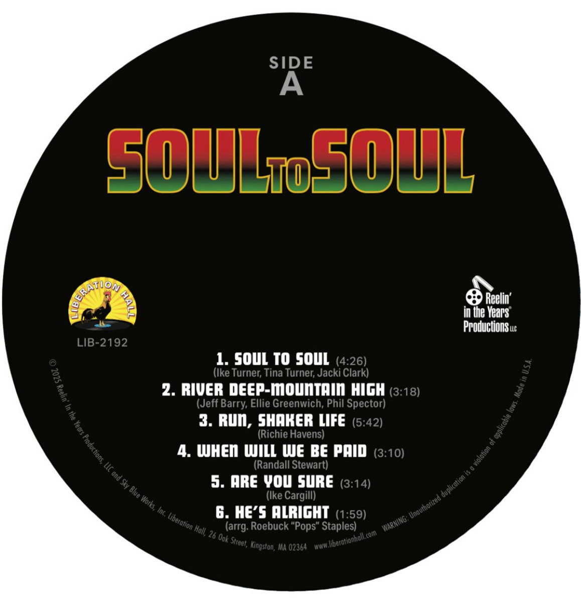 Soul To Soul: Music From The Original Soundtrack | Liberation Hall