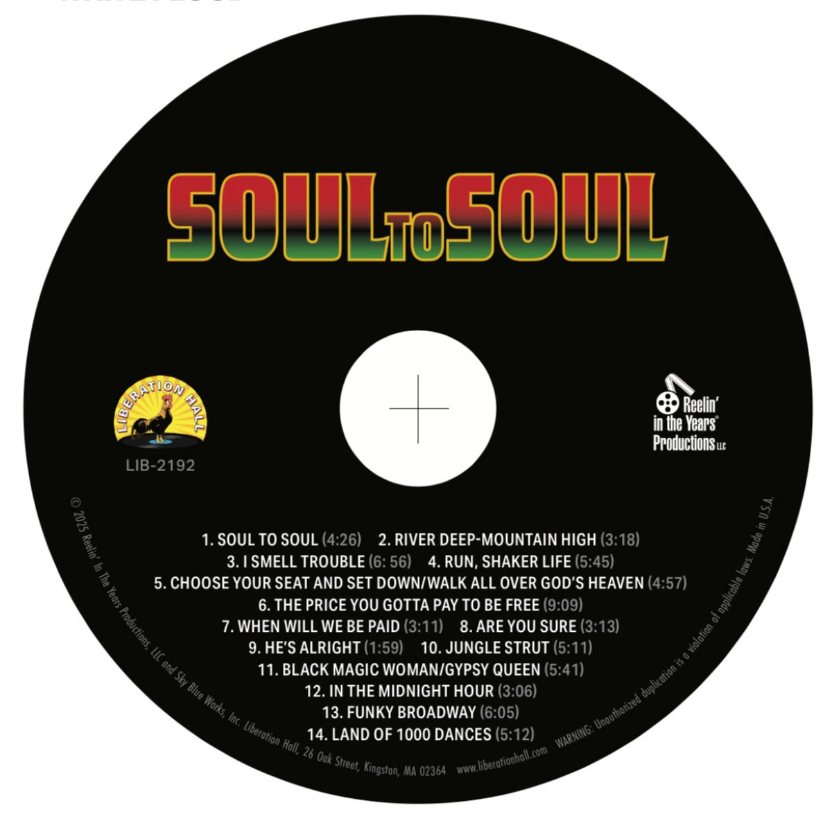 Soul To Soul: Music From The Original Soundtrack | Liberation Hall