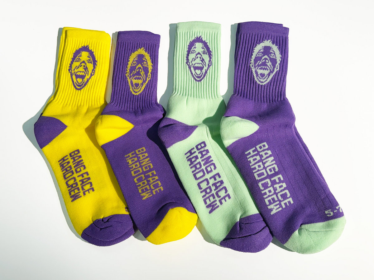 BANG FACE Socks (Pair) - Various Colours Set 1 | BANGFACE
