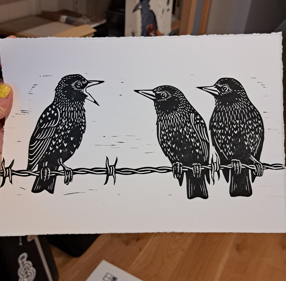 Pot luck bundle - original lino prints, buy 1 get 1 free! | Jenny Sturgeon